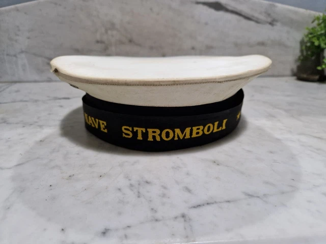 VINTAGE BRITISH ROYAL Navy Cap Nave Stromboli £31.92 - PicClick UK