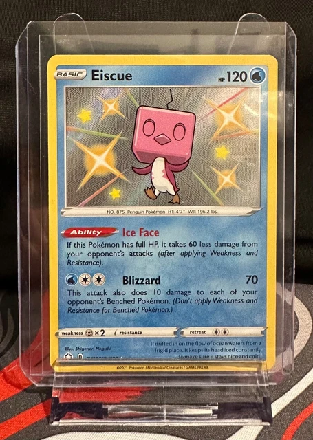 POKEMON EISCUE SHINY Rare Shining Fates SV35 near mint englisch EUR 4 ...