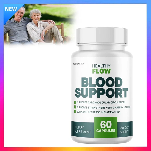HEALTHY FLOW BLOOD Supports Cardiovascular Circulation 60 Capsules ...