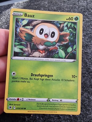 POKEMON CARD BAUZ 19/189 Astral Gloss 2022 Booster Fresh Near Mint New ...