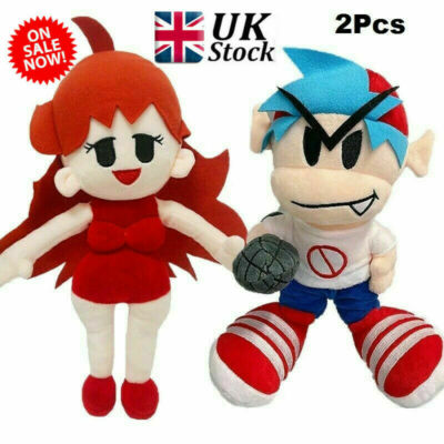 FRIDAY NIGHT FUNKIN Plush Toy FNF Girlfriend and Boyfriend Doll Animal ...