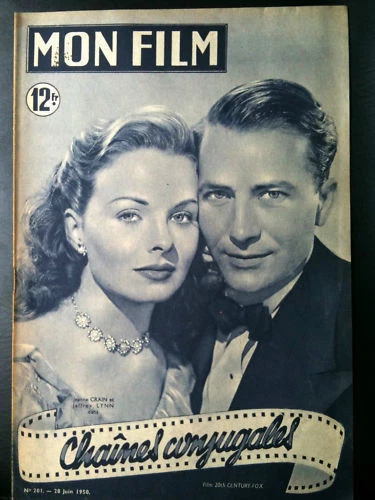 MON FILM 28/06/50 "Chaines Conjugales" J. Crain/ Flynn EUR 3,00 ...