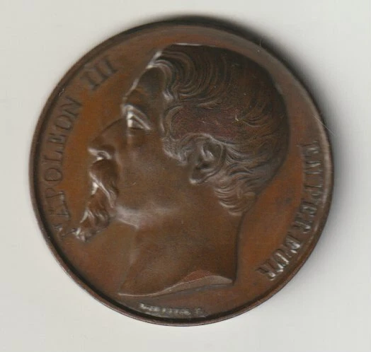 RARE MEDAL, METTRAY Children's Prison Bag, Tours 37 Napoleon III - 1856 £29.03 - PicClick UK