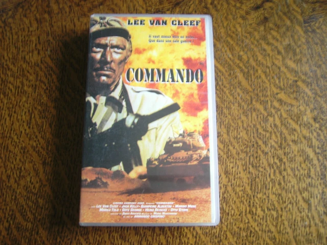 CASSETTE VHS COMMANDO avec lee van cleef EUR 6,00 - PicClick FR