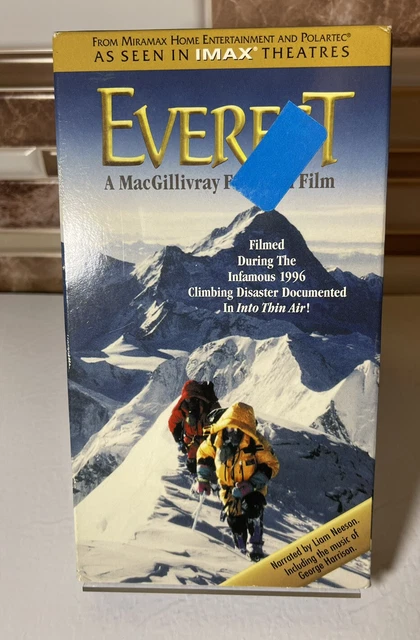 EVEREST VHS VCR Video Tape Used Imax MacGillivray Freeman $6.26 - PicClick