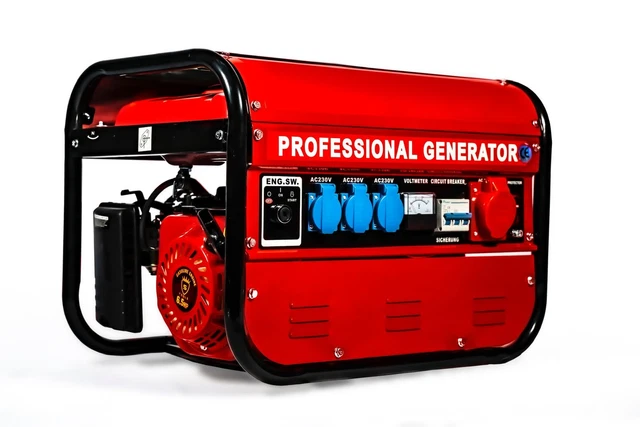 4-TAKT 6,5PS GENERATOR Benzin Stromerzeuger Notstromaggregat Erdmann ...