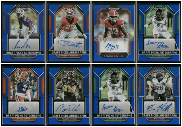LOT 2023 PANINI Prizm DP Banks/Boykin/Jones/Durham/Coque AUTO/149 [LB26 ...