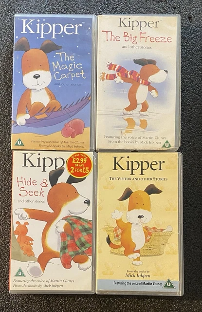 KIPPER THE DOG Kids Vintage VHS Video Bundle X 4 £24.63 - PicClick UK