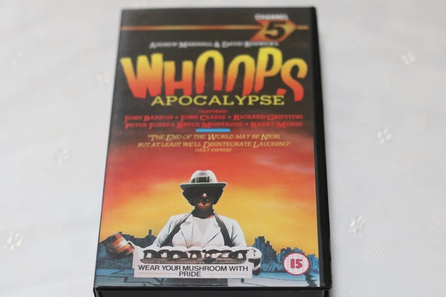 WHOOPS APOCALYPSE - Channel 5 1987 Vhs Release, Alexei Sayle, Geoffrey ...