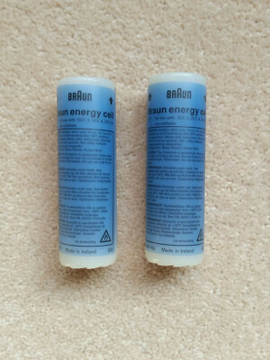 BRAUN GAS REFILL Energy Cells - Two unused Genuine Braun CT1 25ml Blue ...