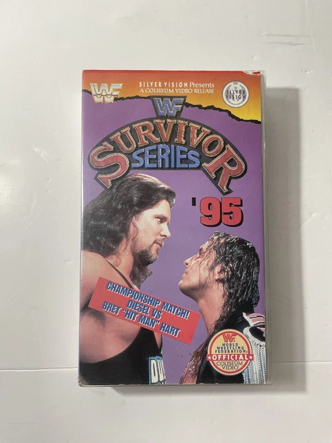 WWF SURVIVOR SERIES 95 1995 Wrestling Vhs Video Tape Wwe Diesel Bret Hart £9.99 - PicClick UK