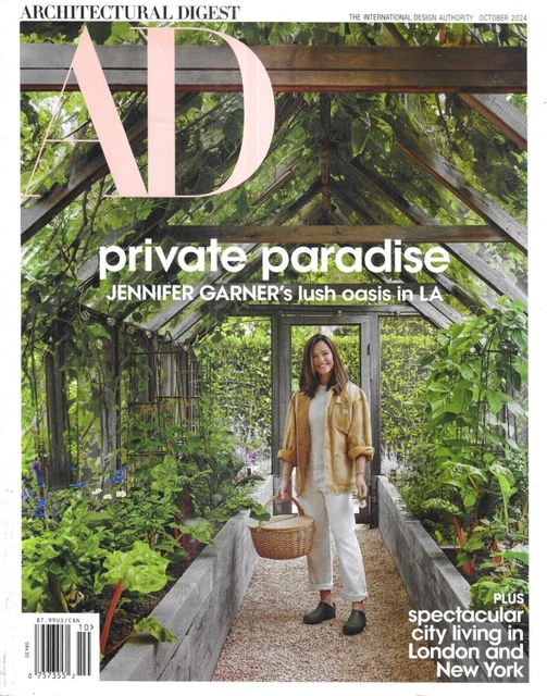 ARCHITECTURAL DIGEST MAGAZINE Jennifer Garner New York London City ...