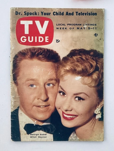 TV GUIDE MAGAZINE May 5 1956 #162 Mitzi Gaynor Southern Ohio Ed. No ...