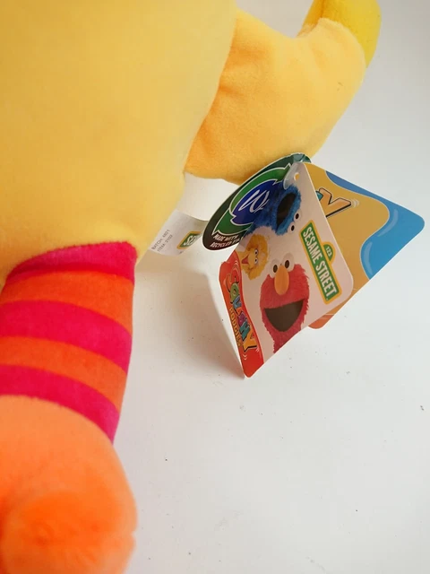 SESAME STREET SQUISHY Podgies Big Bird Plush Toy Soft Cuddly 10in £4.99 ...