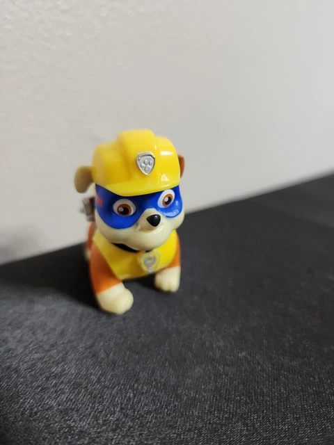 PAW PATROL SUPER Pup Rubble Crane Figure and Vehicle Pack Rubble as ...