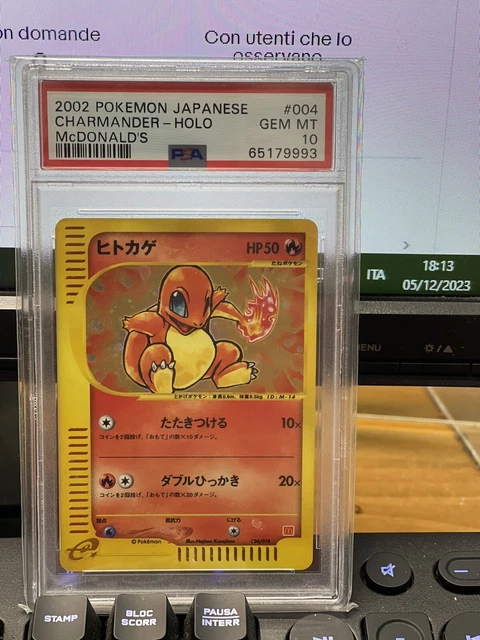 PSA 10 CHARMANDER McDonald’s Pokemon Japanese Exclusive Promo Card 2002 004/018 EUR 600,00 ...