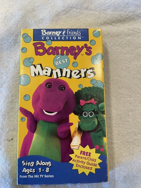 BARNEY - BARNEYS Best Manners (VHS, 1993) EUR 11,03 - PicClick FR