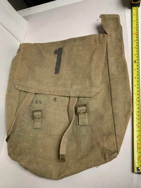 BRITISH ARMY WW2 Soldiers Backpack / Large Pack - Original 37 Pattern ...
