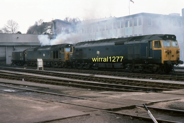 ORIGINAL RAILWAY SLIDE Class 50 50009/041 at Bristol Bath Road 18.02.78 ...