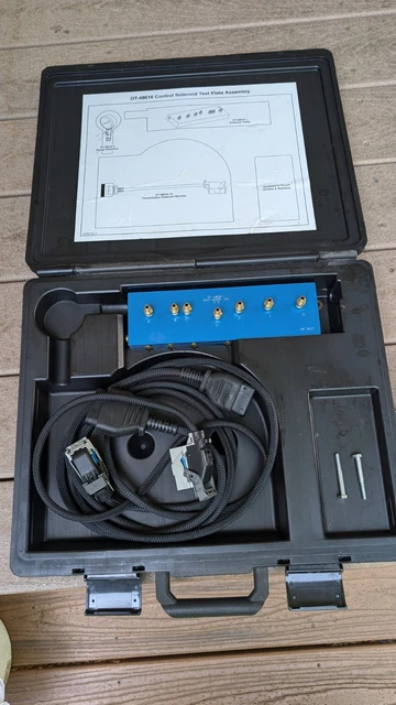 KENT-MOORE # DT-48616 Transmission Control Solenoid Test Plate Assembly ...