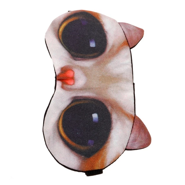 CREATIVE CARTOON ANIMAL Sleep Eye Mask Soft Cloth Blindfold Eye Cover ...