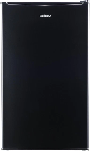 GALANZ 3.3 CU Ft One Door Mini Fridge, Black Estar, New $147.28 - PicClick