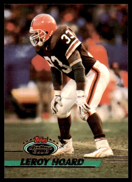 1993 STADIUM CLUB. Browns Leroy Hoard Cleveland #121 EUR 1,94 - PicClick FR
