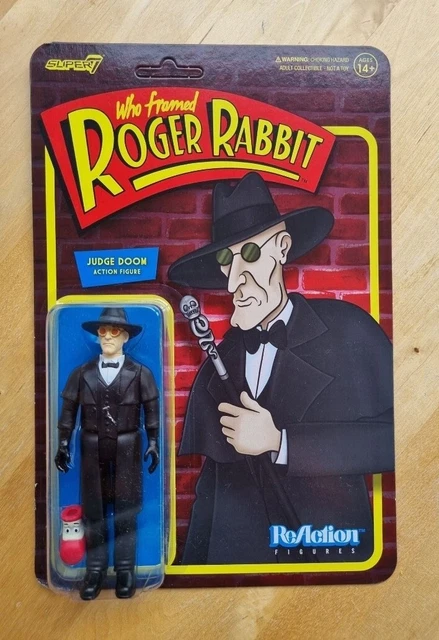 SUPER 7 JUDGE Doom Who Framed Roger Rabbit Reaction Figure £21.88 ...