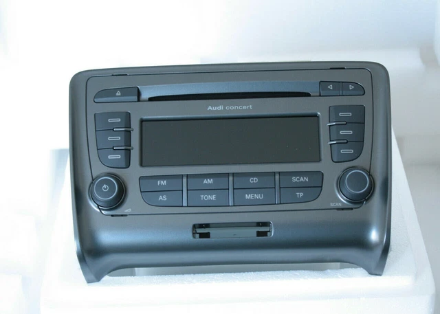 AUDI TT TTS 8J Coupe Roadster Car Stereo CONCERT II + CD MP3 8J0057186K with Code £215.31 ...