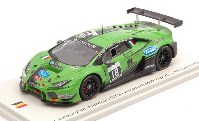 MODEL CAR SCALE 1:43 spark Lamborghini Huracan GT3 24H Racing $145.51 ...
