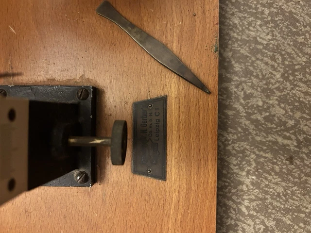 ANTIKE FEINWAAGE PAUL Bunge, Leipzig (mit Gewichtsatz) EUR 9,50 ...