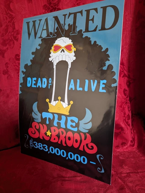 ONE PIECE WANTED BOUNTY POSTER SK BROOK|anime|manga|A3 £7.99 - PicClick UK