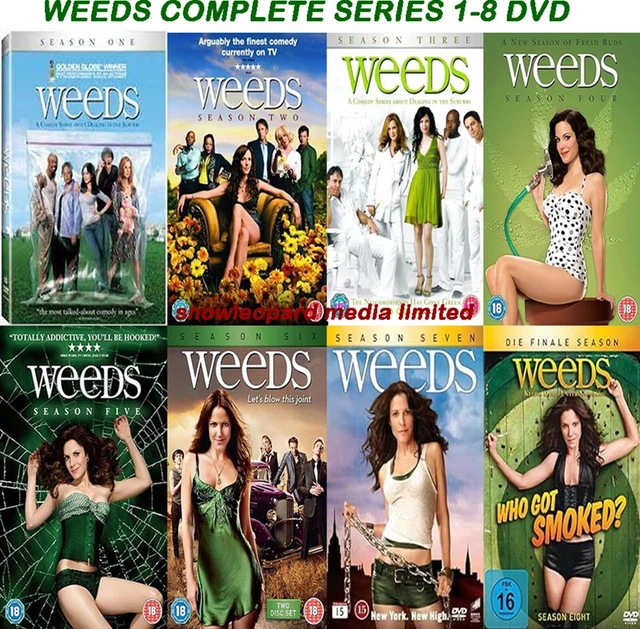WEEDS COMPLETE SERIES 1-8 DVD COLLECTION Season 1 2 3 4 5 6 7 8 UK R2 Compatible £119.99 ...