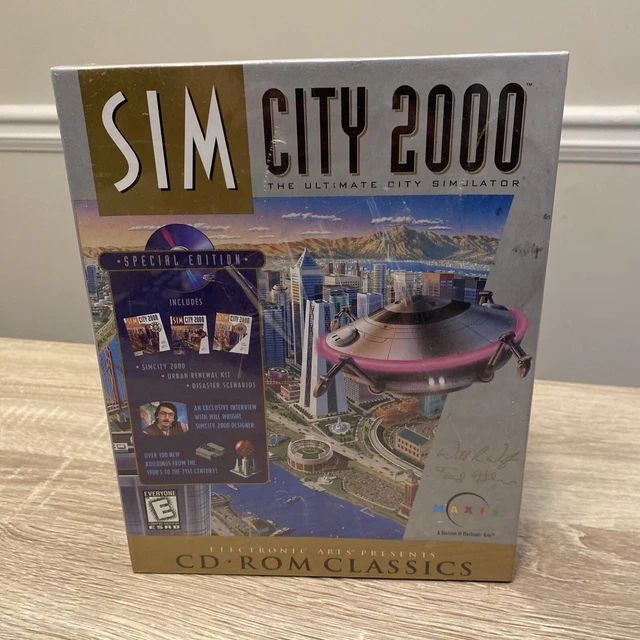 NEW SIM CITY 2000 Ultimate Simulator Special Edition PC Comuter Game CD ...