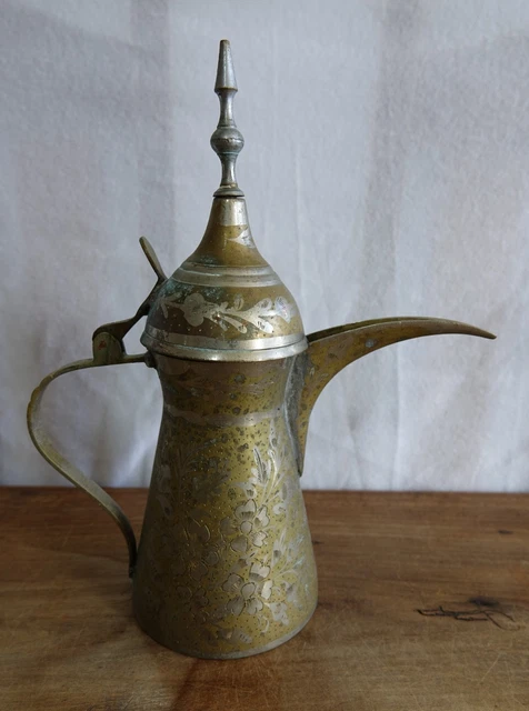 TRENCH ART DALLAH Arabic Coffee Pot 1940’s EUR 45,00 - PicClick FR