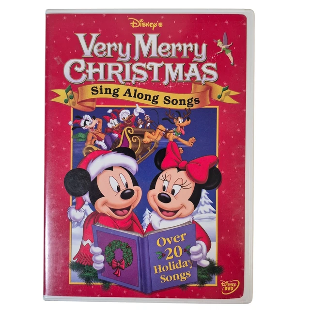 VERY MERRY CHRISTMAS Sing Along Songs DVD Disney Holiday Music Light ...