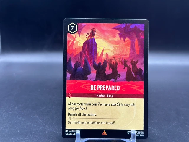 DISNEY LORCANA - Be Prepared Action Song 128/204 - The First Chapter ...