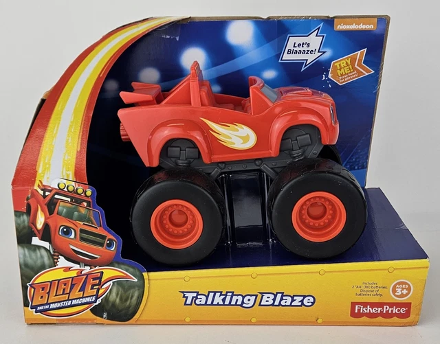 TALKING BLAZE FISHER-PRICE Nickelodeon Blaze & Monster Machines HTF ...
