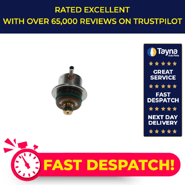 FUEL PRESSURE REGULATOR fits VW GOLF 1.8 99 to 05 Control Valve Bosch ...