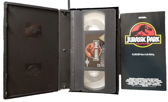 JURASSIC PARK VHS Video Original CIC Video Release No Cover Sleeve ...