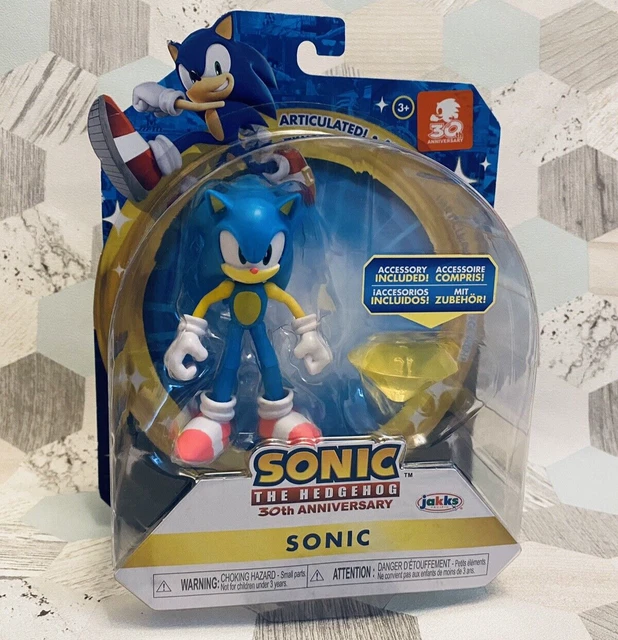 SONIC THE HEDGEHOG 30th Anniversary Figure - Yellow Chaos Crystal - By ...