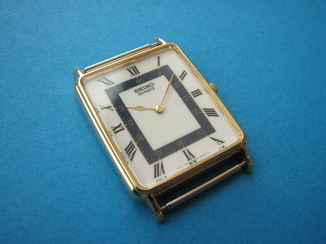NEW NOS RARE Vintage Seiko classic square analog dress watch case Nr ...