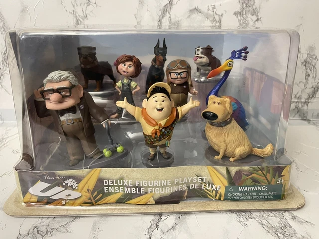 DISNEY PIXAR UP Deluxe Figure Play Set 9pcs Carl Ellie Russell Figurine ...