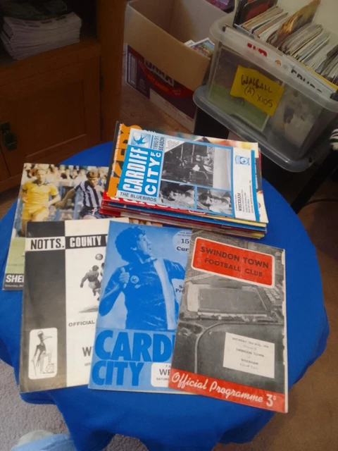 WREXHAM X 18 Away Football Programmes (Bulk Lot 1) All Listed £7.30 ...