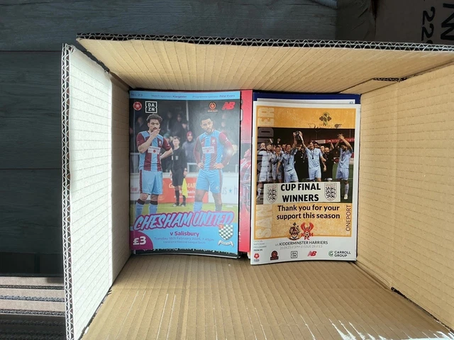 75 X 2024/25 Non League Football Programmes - Moving Must Sell This ...