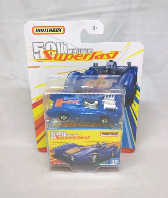 MATCHBOX SUPERFAST 50TH Anniversary " No61 BLUE SHARK " on Bonner Style ...