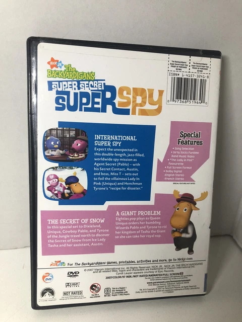 NICK JR. THE Backyardigans super secret super spy DVD tested ...