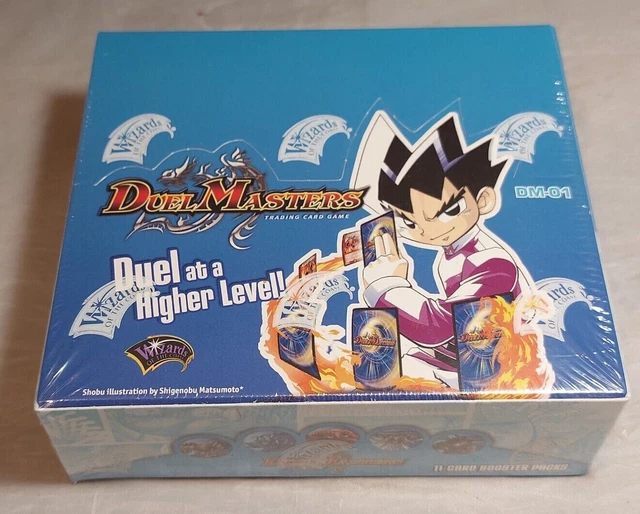SEALED DISPLAY BOX (24 Booster) Duel Masters TCG DM-01 Base Set / WotC ...