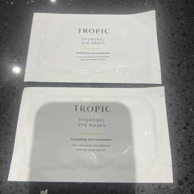 TROPIC SKINCARE HYDROGEL Eye Mask Patches X2 Sachets £4.83 - PicClick UK