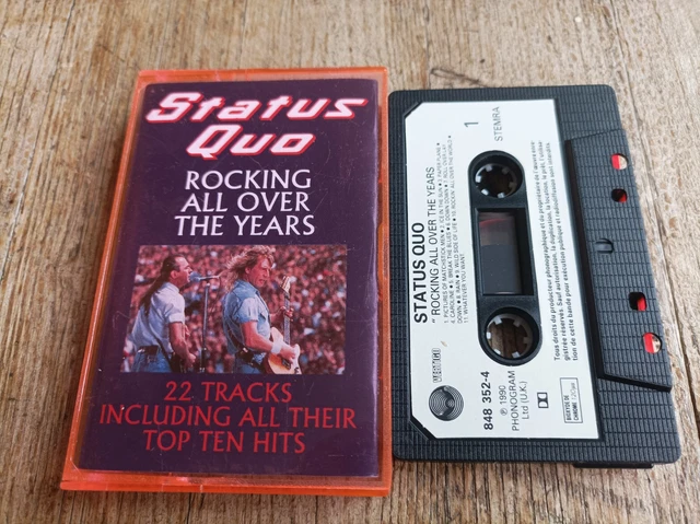 STATUS QUO ROCKING All Over The Years Best Of Cassette Audio Tape K7 EUR 8,99 - PicClick FR